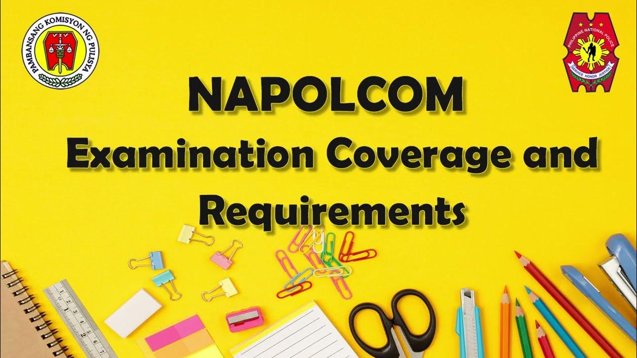 Napolcom Exam Requirements and Coverage #napolcomexam #napolcomreviewer ...