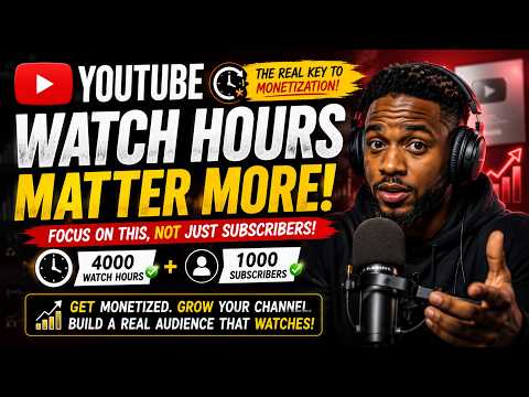 Let me explain YouTube watch hours Why it's more important than Subscribers for Monetization