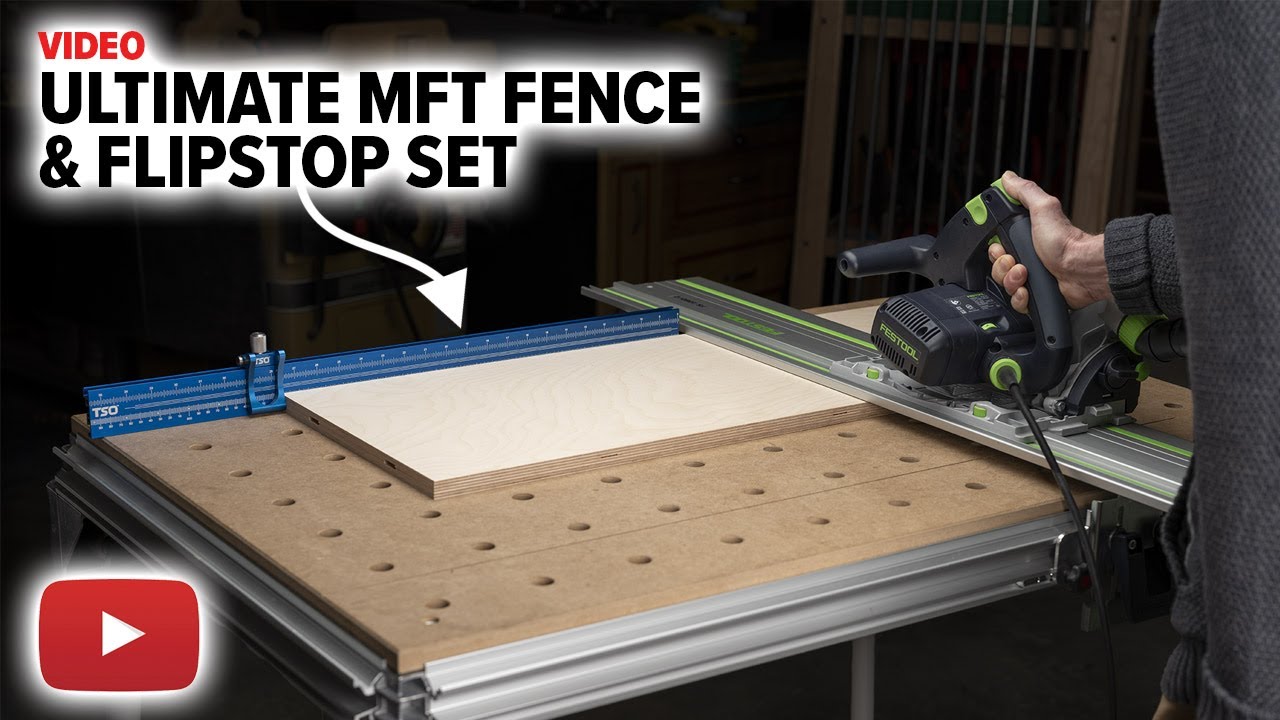 Introducing the TSO MultiFunction Fence for the Festool MFT/3 and 20mm Worktops - YouTube