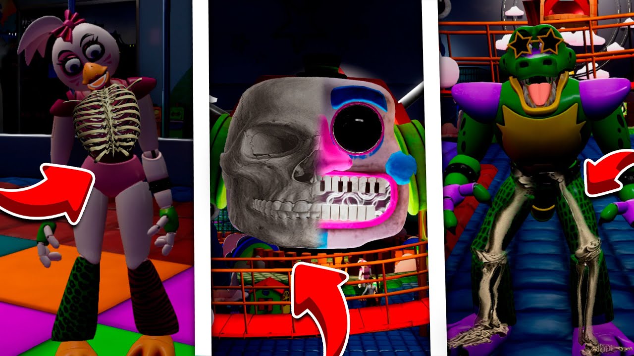 What's INSIDE THE ANIMATRONICS? (FNaF - Security Breach) - YouTube