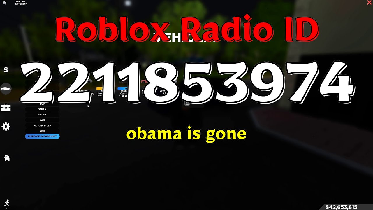 Obama Is Gone Roblox ID - YouTube