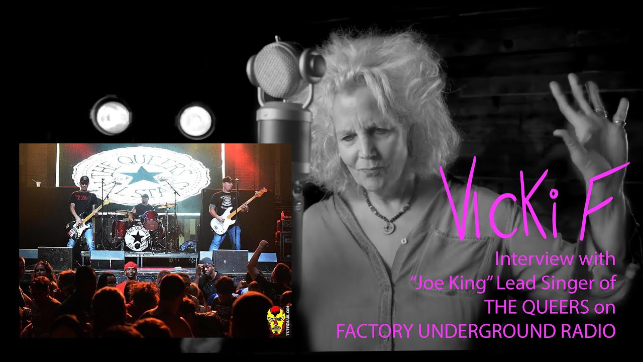 Vicki F Interview with Joe King of The Queers (Punk Rock Band) on WFUT ...