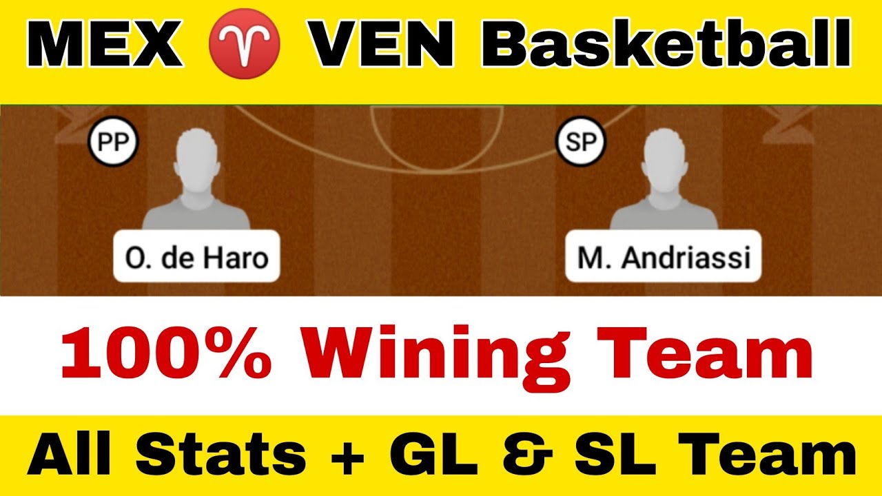 MEX vs VEN | MEX vs VEN Dream11 | mex vs ven basketball dream11 team ...