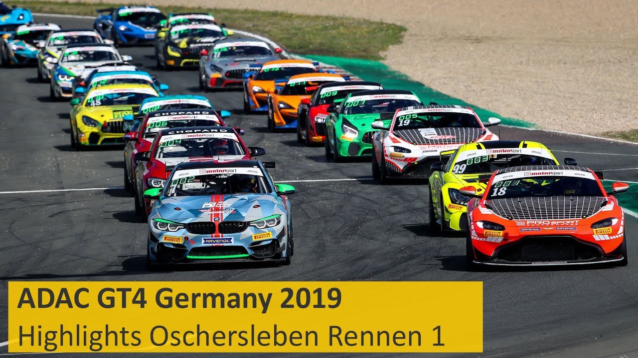 ADAC GT4 Germany Highlight Rennen 1 Oschersleben 2019 - YouTube