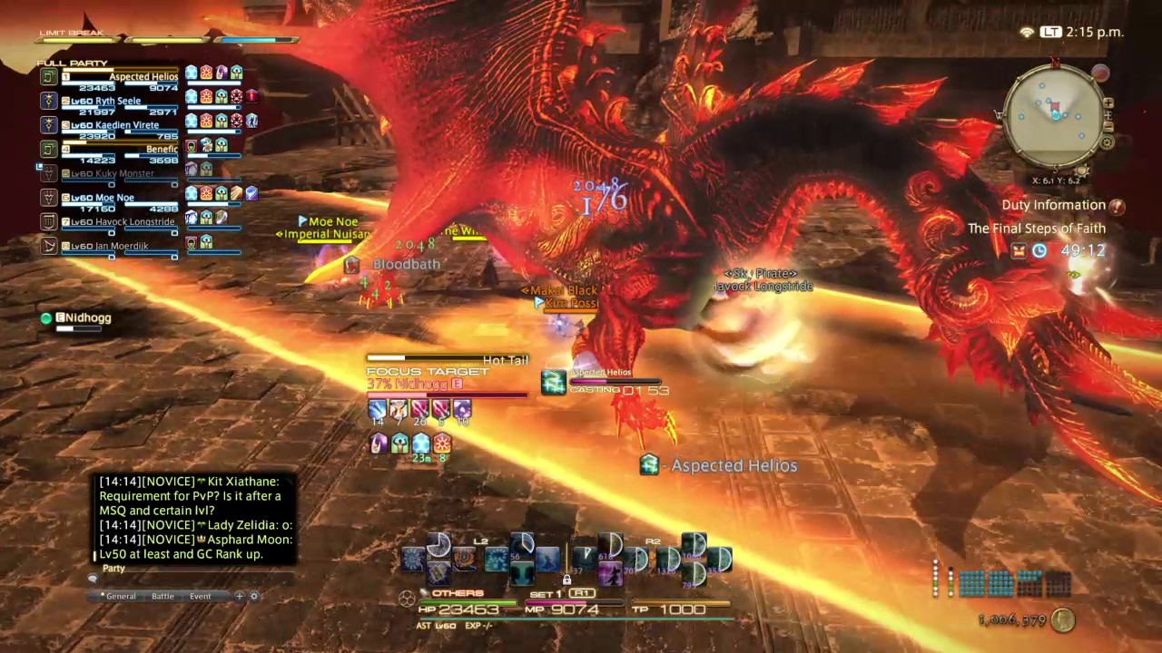 FINAL FANTASY XIV Most Epic Healer LB3 Save Ive Ever Done - YouTube