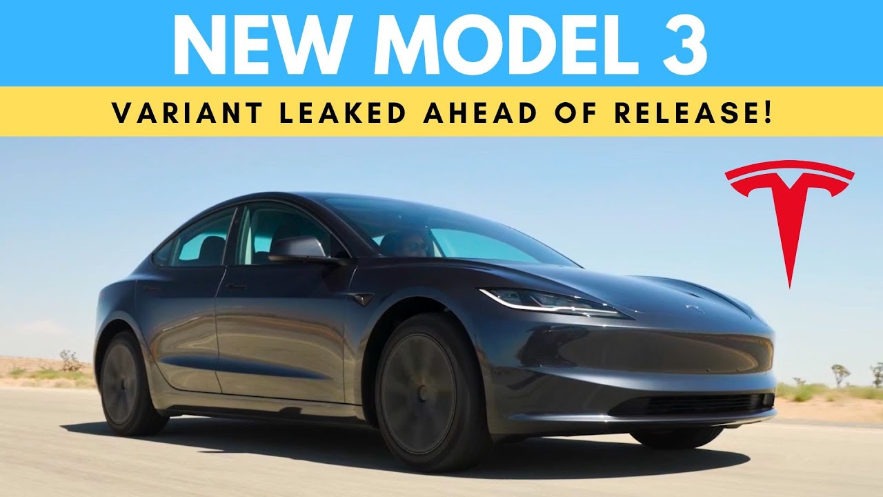 Tesla's New Model 3 Variant Leaked Ahead Of Release & More Updates ...