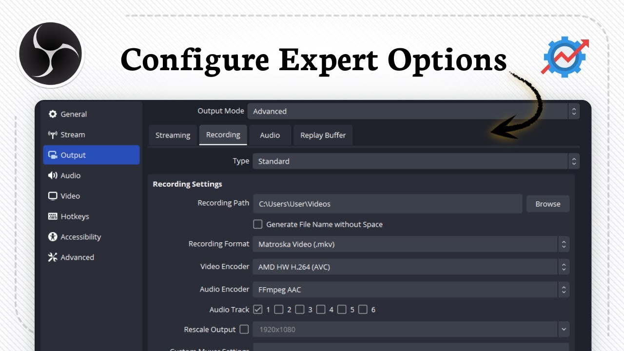 How to configure advanced settings in OBS Studio - YouTube