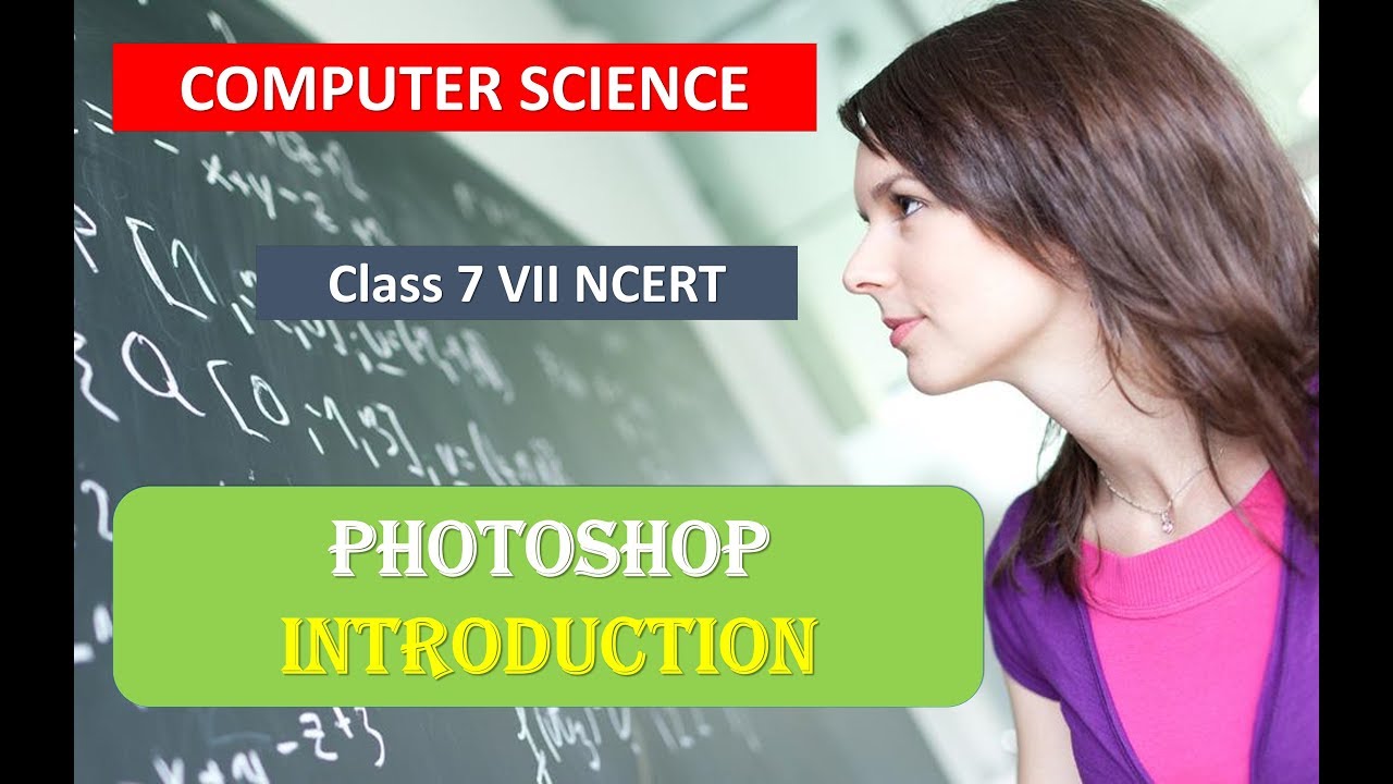 Photoshop Introduction QUESTION ANSWERS CLASS 7 VII CS NCERT CBSE - YouTube