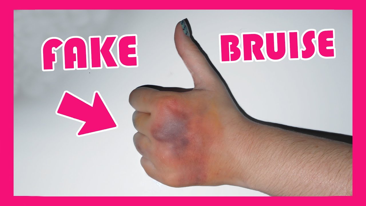 Making a Fake Bruise | Fast Version - YouTube
