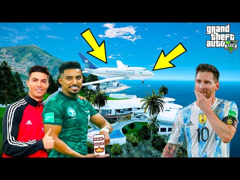 RONALDO SUUDİ ARABİSTAN'DAN YENİ FUTBOLCU KANKASIYLA DÖNÜYOR!(MESSİ KISKANDI!) - GTA 5