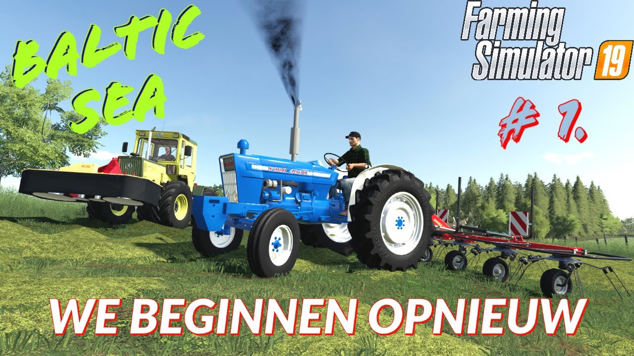 We beginnen opnieuw - Baltic Sea #1 - Farming Simulator 19 - YouTube