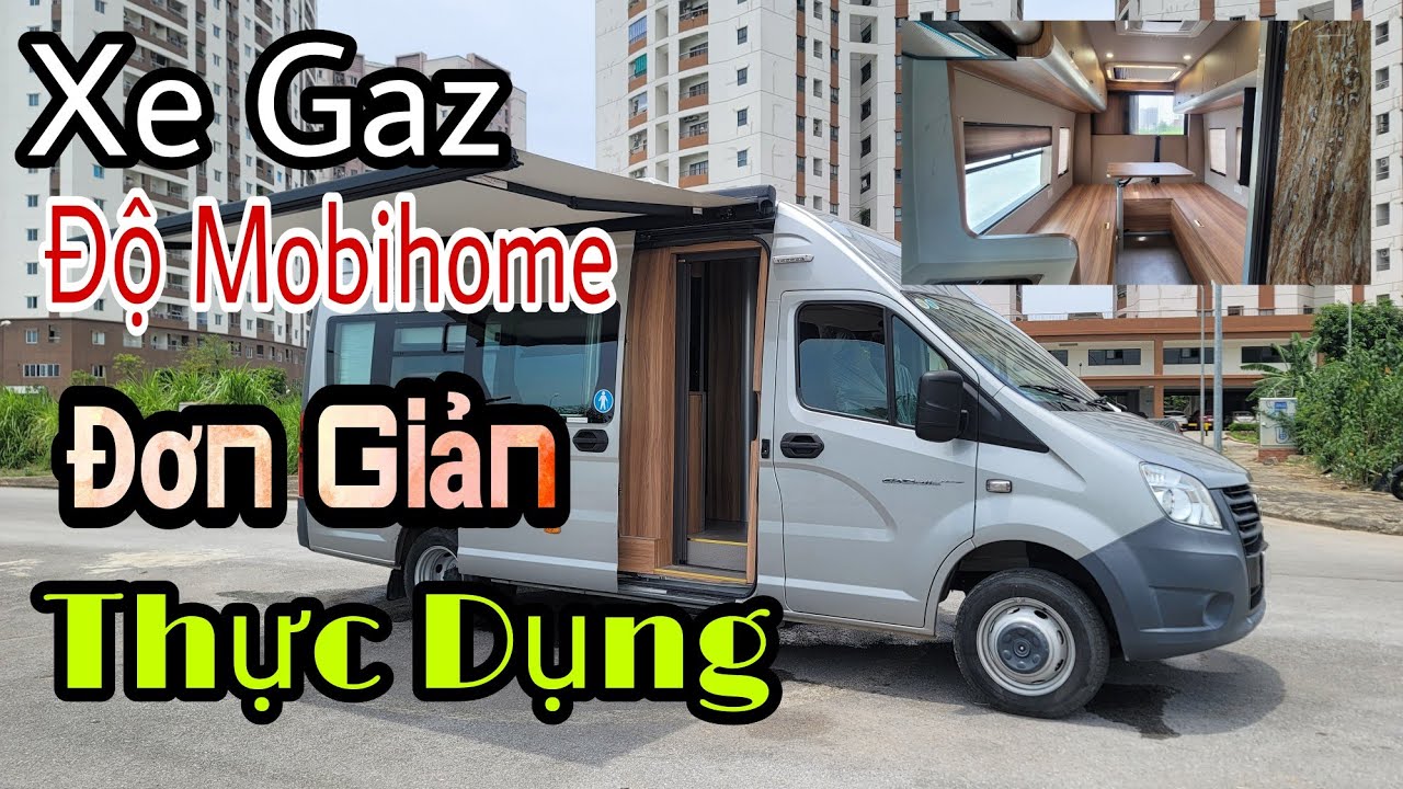 Độ Xe Mobihome Đơn Giản - Thực Dụng | Xe Gaz Mobihome. - YouTube