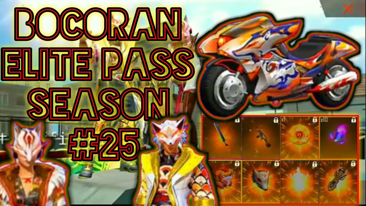 BOCORAN ELITE PASS SEASON #25 || RUBAH NARUTO - YouTube