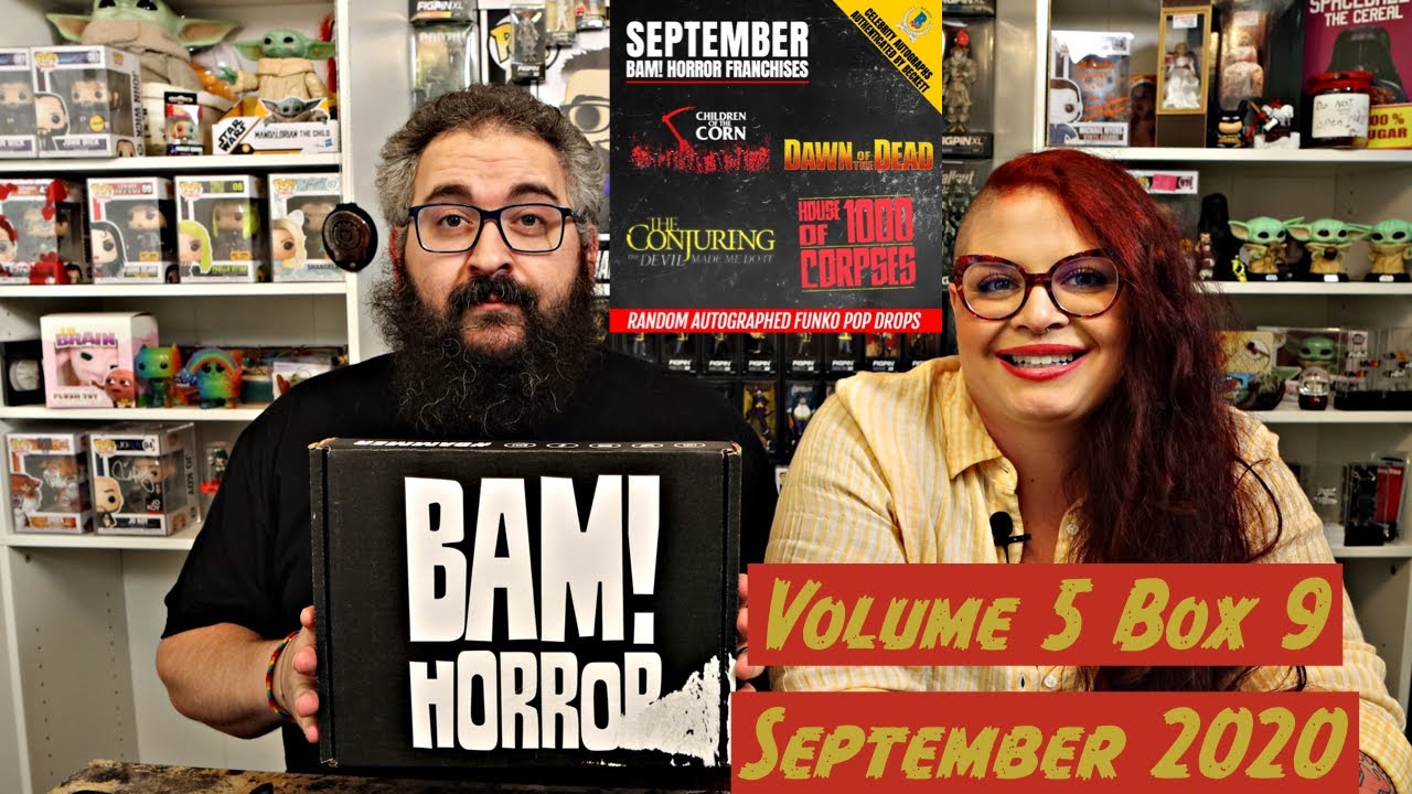 The BAM Horror Autograph Subscription Mystery Box - September 2020 ...