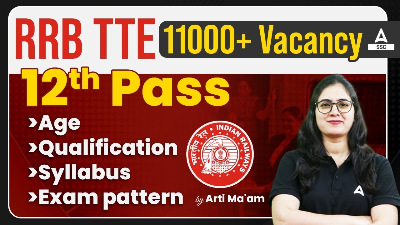 Railway TTE Vacancy 2024 | Railway TTE Syllabus, Age, Qualification ...