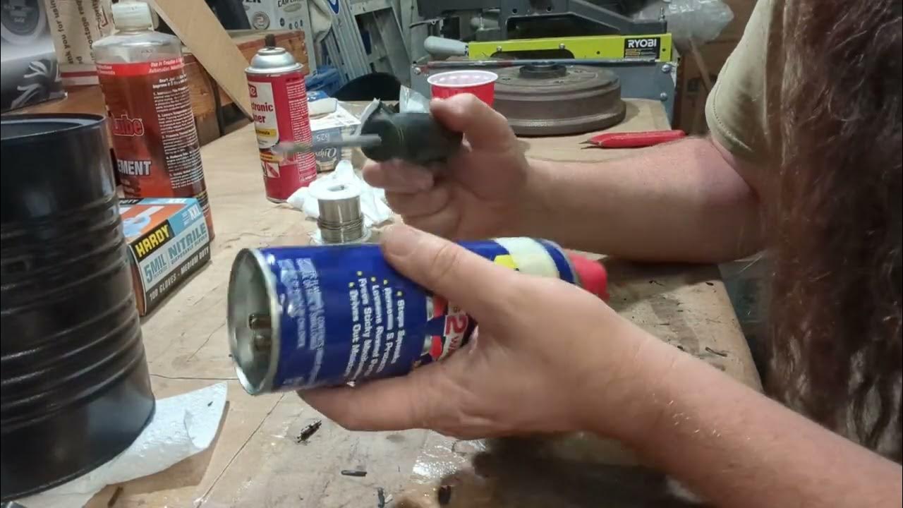 Refillable Aerosol Can Experiment. - YouTube