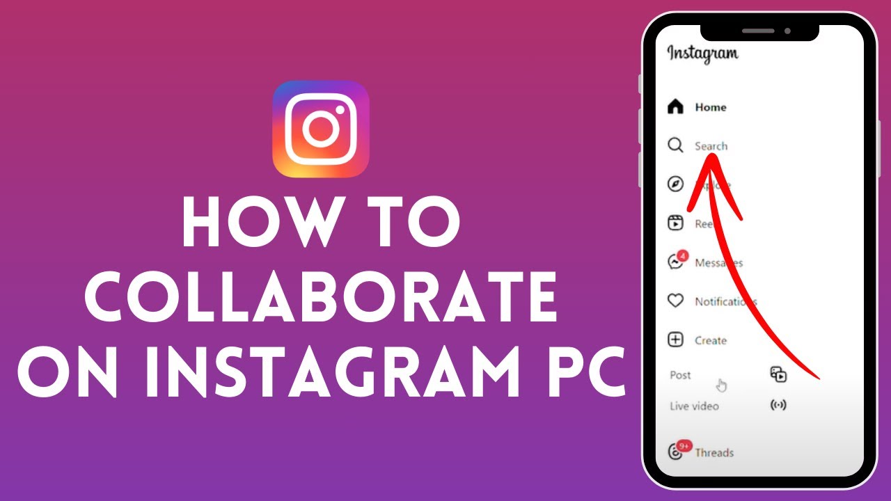 How to Collaborate on Instagram PC (2024) | Instagram Tutorial - YouTube