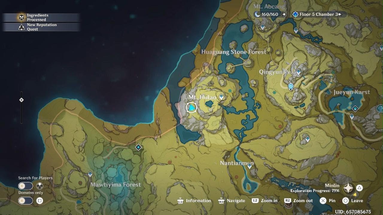 Genshin Impact - Mt Hulao (Southwest) Defeat All Opponents Chest - YouTube