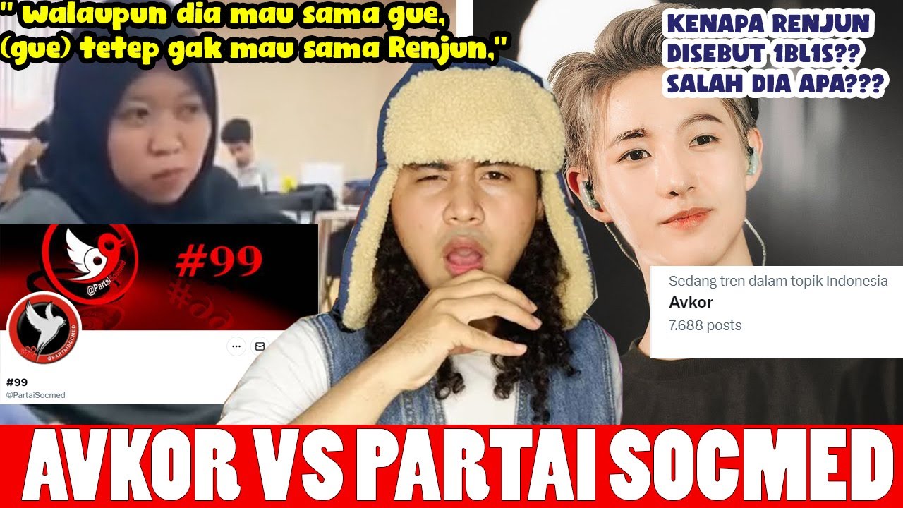 Viral, Kronologi Lengkap AVKOR VS PARTAI SOCMED, Renjun NCT Dream Jadi ...