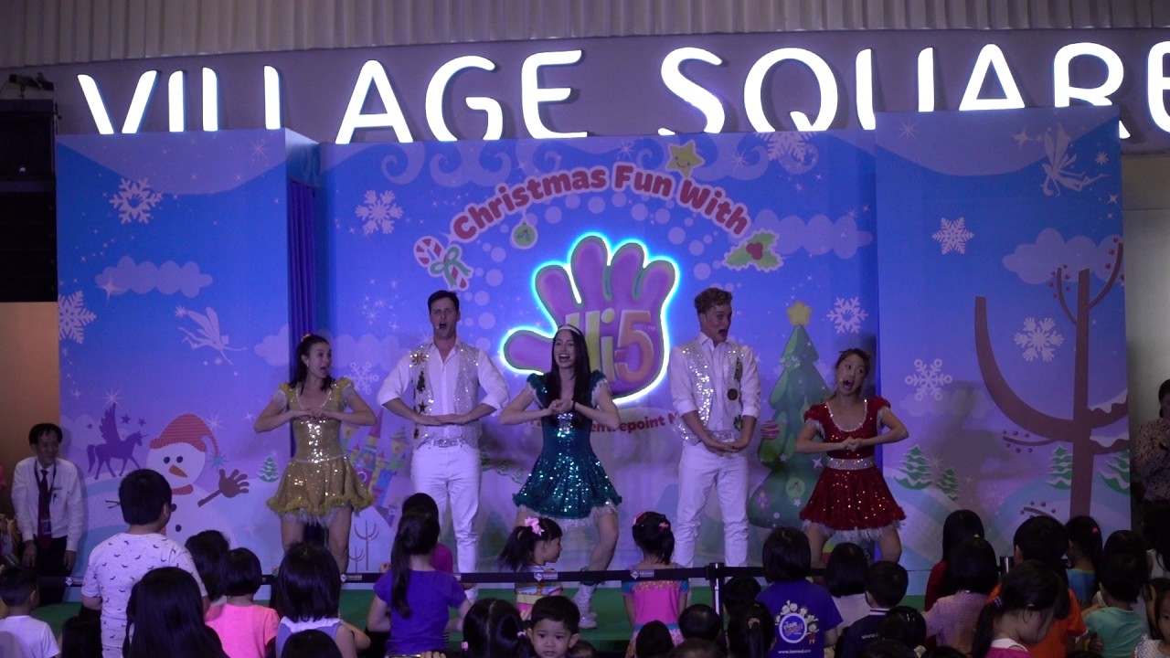 Christmas fun with Hi5 live show at Waterway Point - YouTube