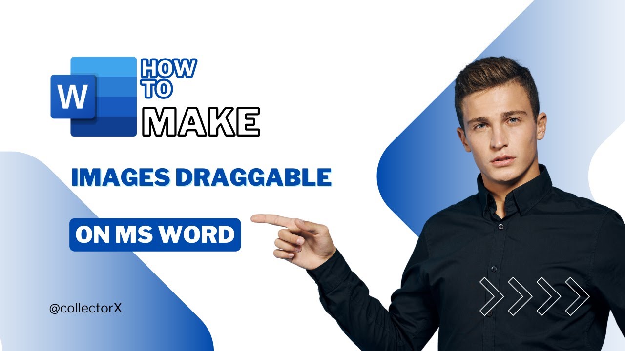 How to make images/pics movable draggable on Microsoft Word - YouTube