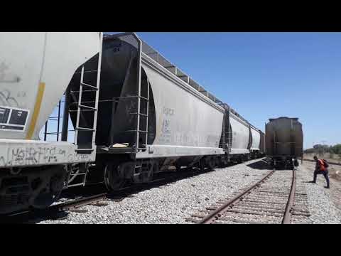 Encuentro de trenes.. FXE 4634, FXE 4059, FXE 4689, parte 2 ... 28 abril 2021... - YouTube