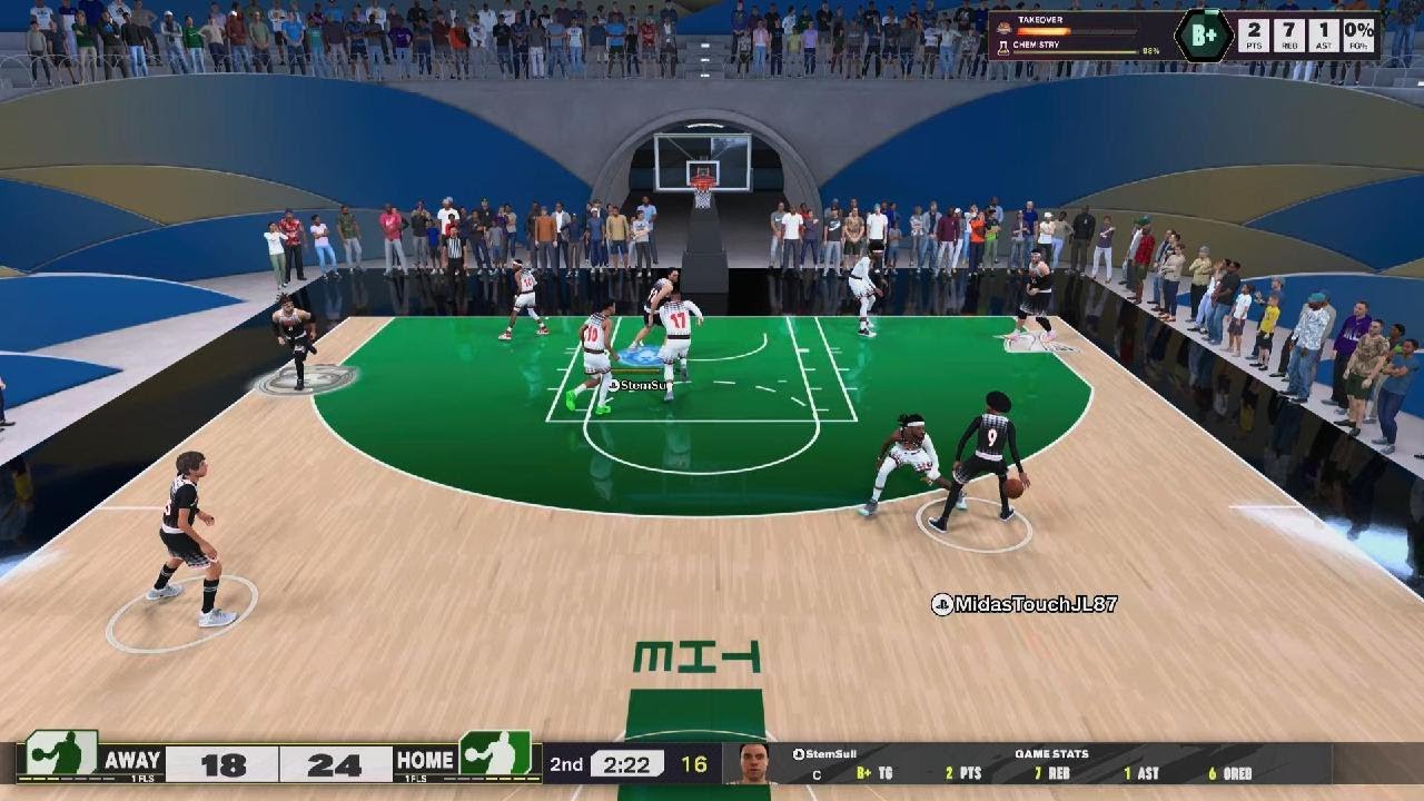 NBA 2K25 - Funny Goaltend - YouTube
