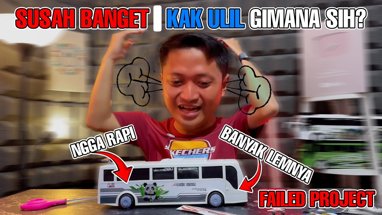 MELANJUTKAN PROJECT @Kak_ulil MERAKIT MINIATUR BUS KIDS PANDA SUSAH ...