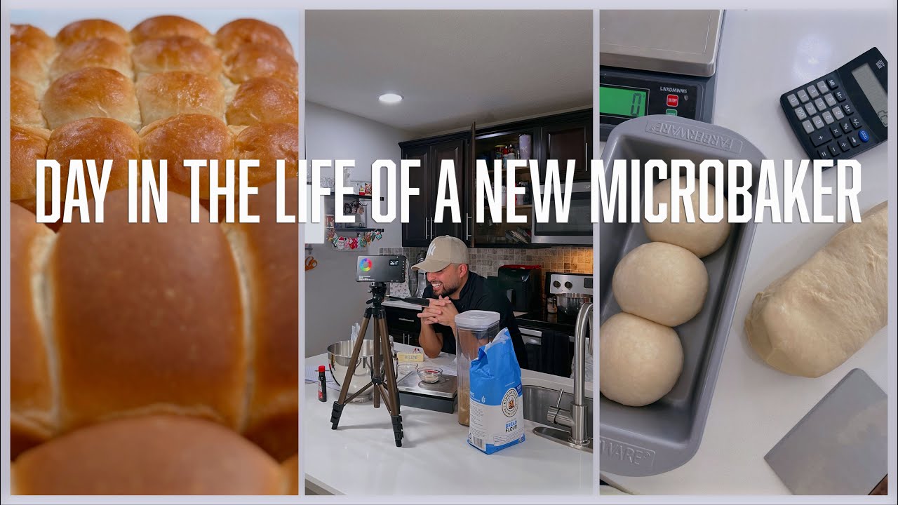 A Day in the Life of a New Micro Baker l Prep Day Before Orders - YouTube
