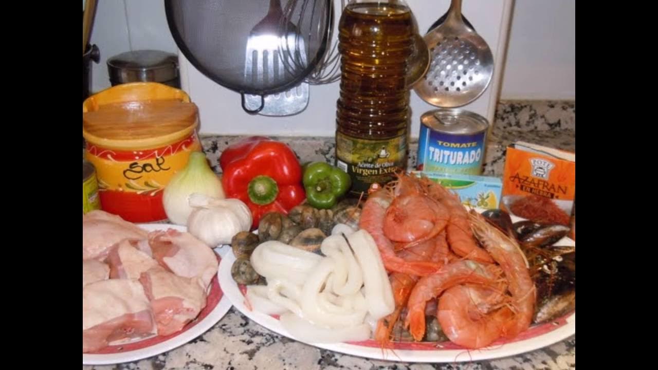 ¿Cómo se hace la paella? song. Affirmative and negative familiar ...