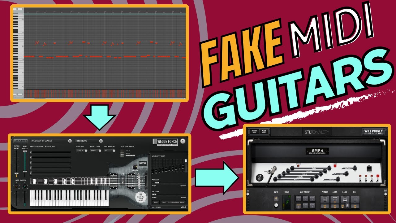 How I create FAKE, but realistic sounding GUITARS from MIDI [Mick ...