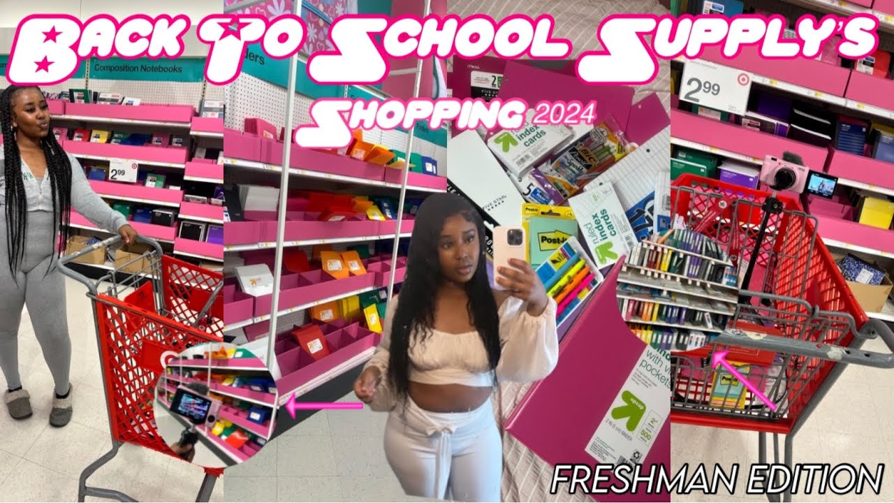 BACK TO SCHOOL SHOPPING VLOG + HAUL 2024 | Freshman Year - YouTube