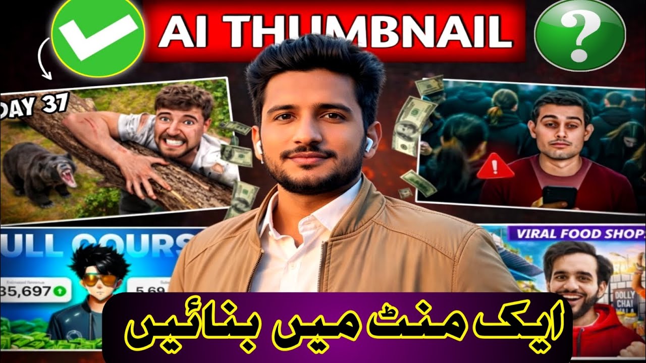How to Make Viral Thumbnails Using Ai | Ai Thumbnail Maker - YouTube