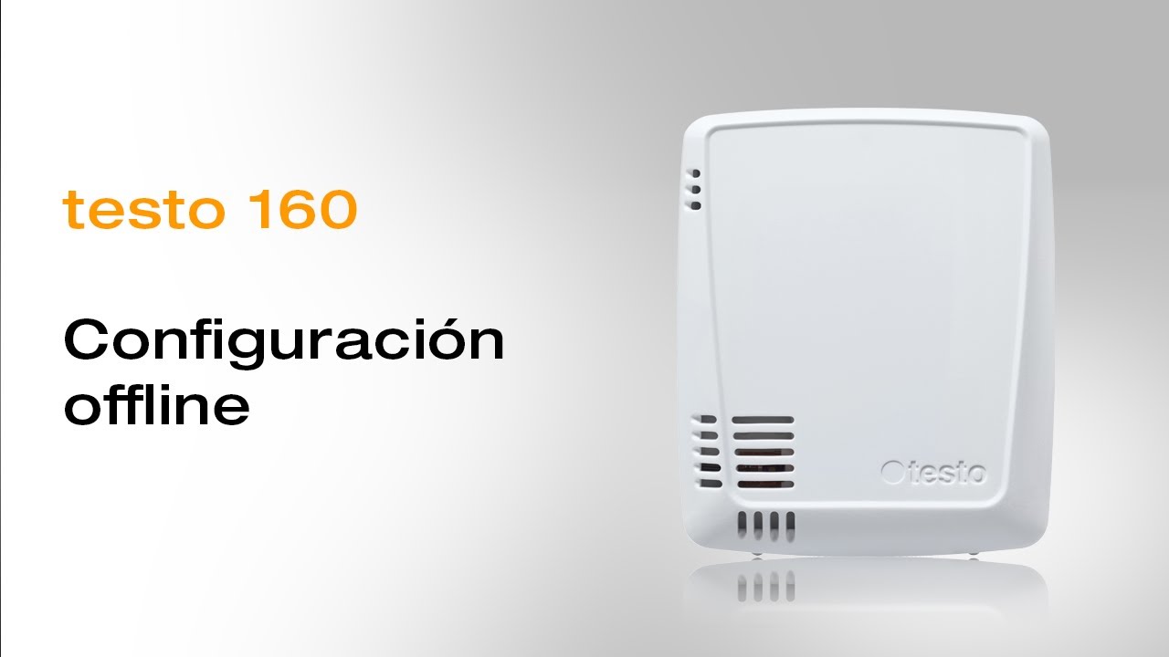 Testo 160: configuración offline (7/12) | Be sure. Testo - YouTube