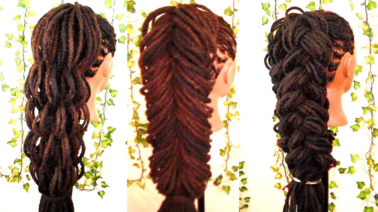 3 SUPER EASY Cute Ponytails FOR LONG LOCS | Summer Party Hairstyle ...