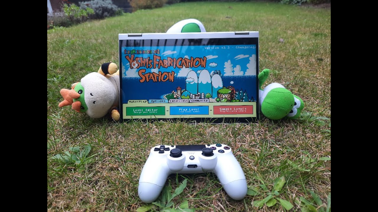 How to use a controller/gamepad to play levels in Yoshi's Fabrication ...
