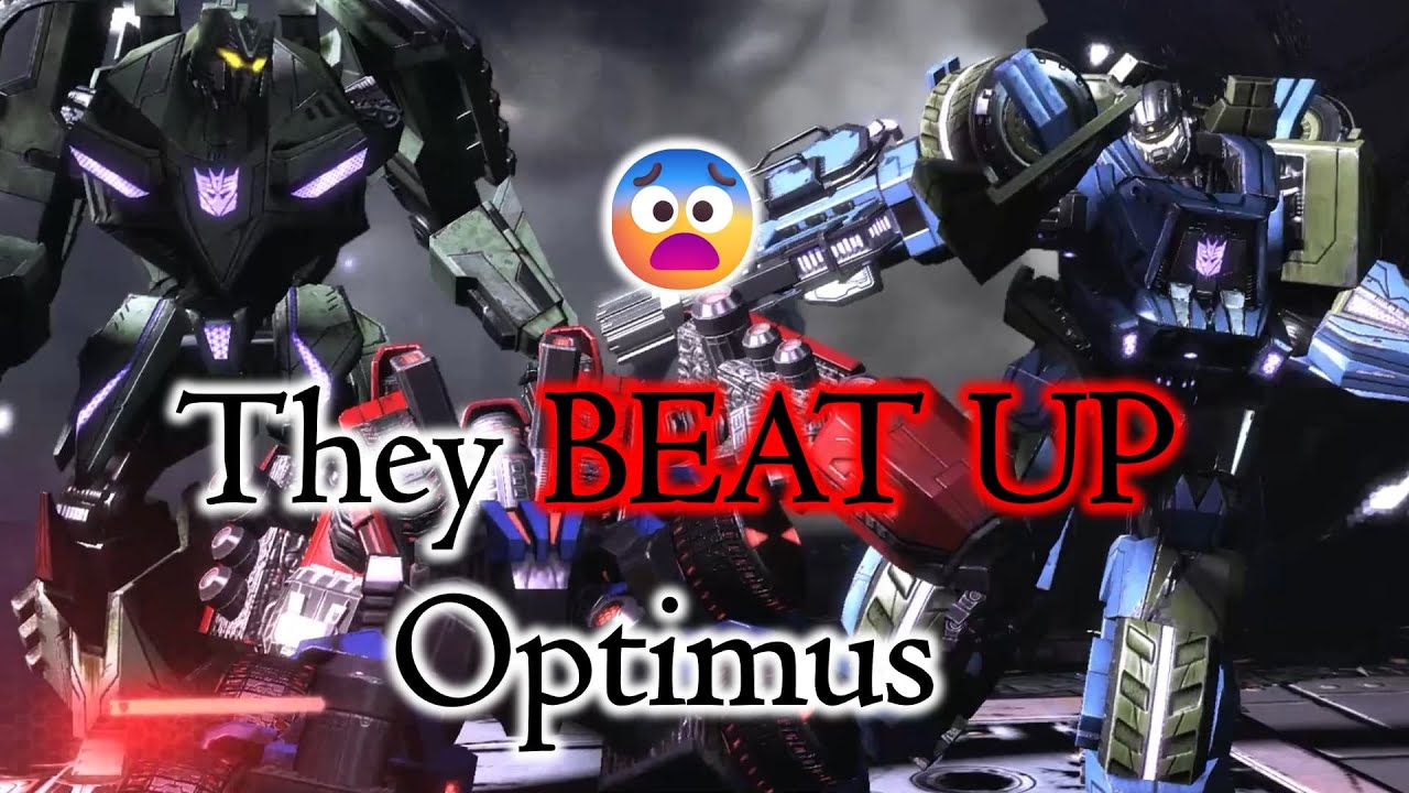 Starscream, Brawl, & Onslaught BEAT UP Optimus Prime 😨 - Transformers ...