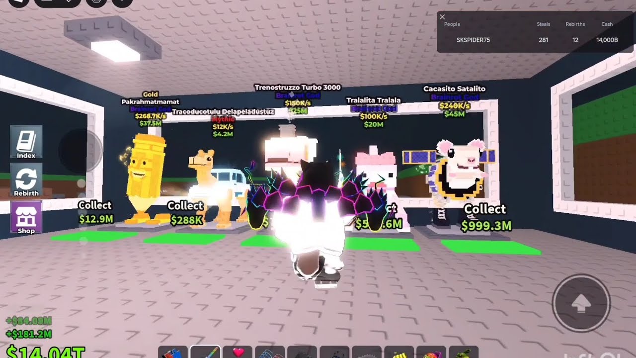 #4x server luck best #brainrot #video - YouTube