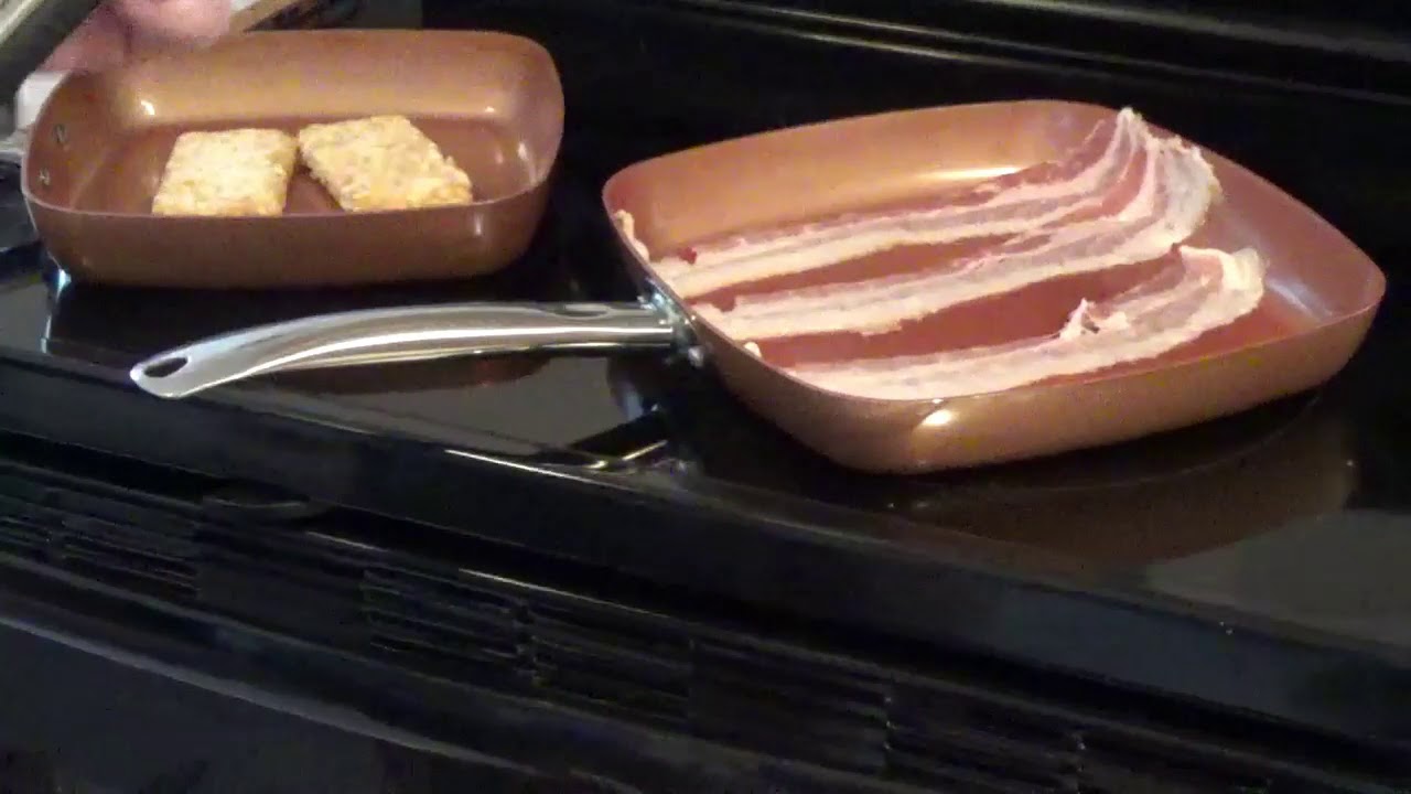 COPPER CHEF SQUARE PAN after a year review - YouTube