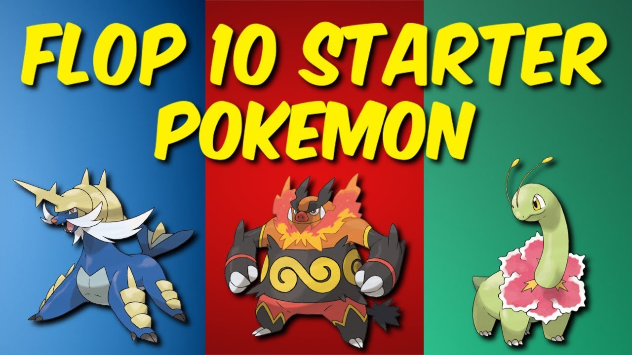 Flop 10 Starter Pokémon - Creepfan - YouTube