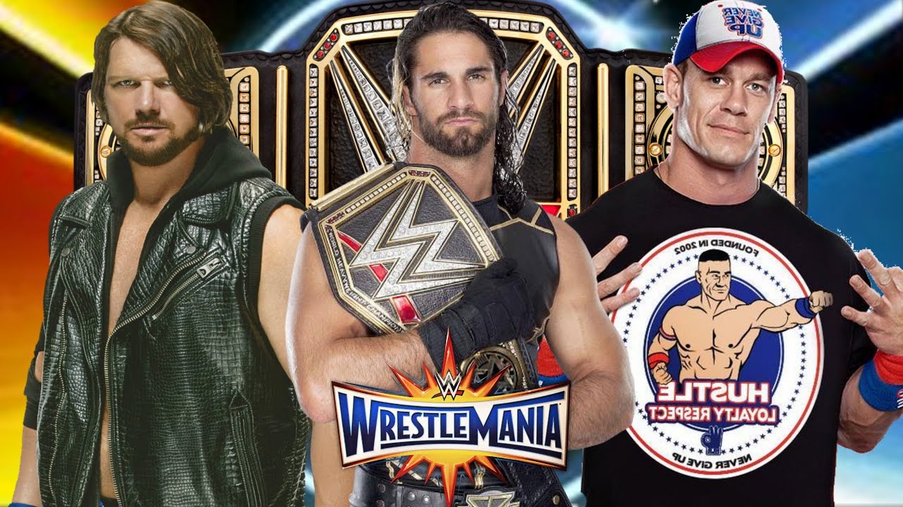 Triple Threat Match for Championship (New WM33 Arena wwe2k17) - YouTube