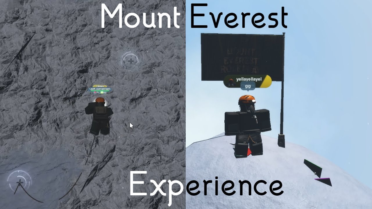 Climbing Mount Everest In Roblox | Playing Random Roblox Games Day 26 ...