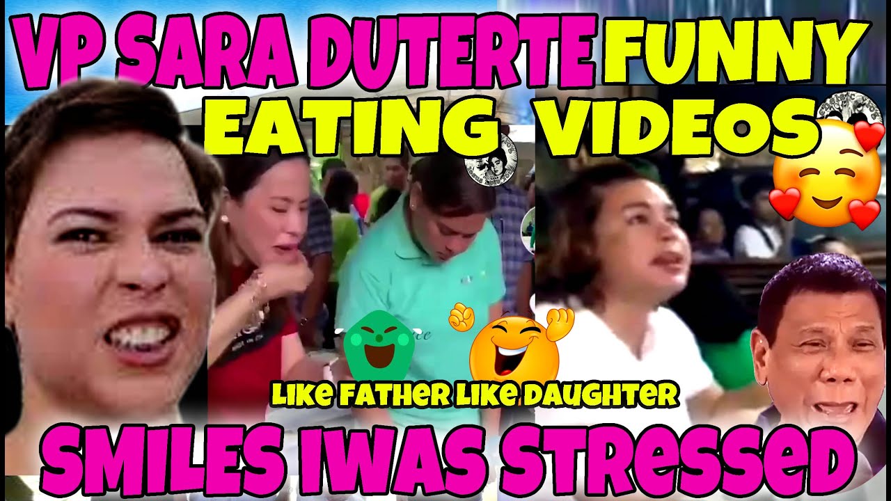 INDAY SARA DUTERTE EATING & FUNNY VEDIO #saraduterte # ...