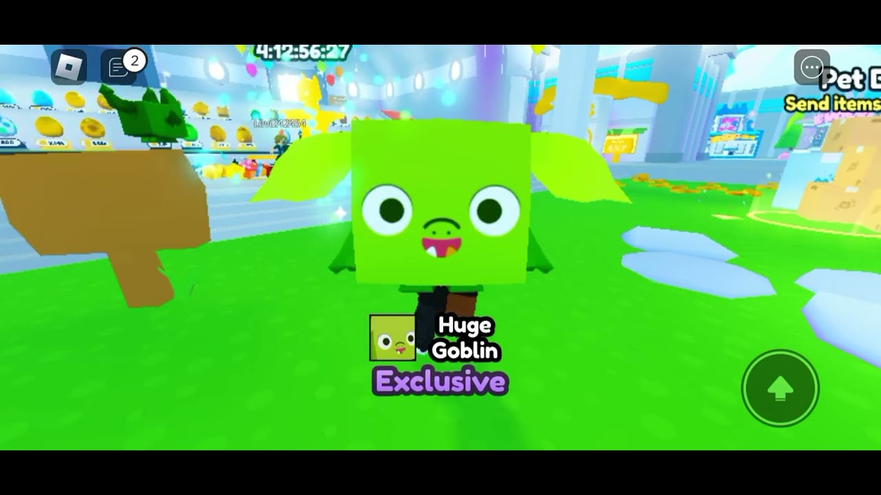 I hatched a huge goblin(PET SIMULATOR X) - YouTube