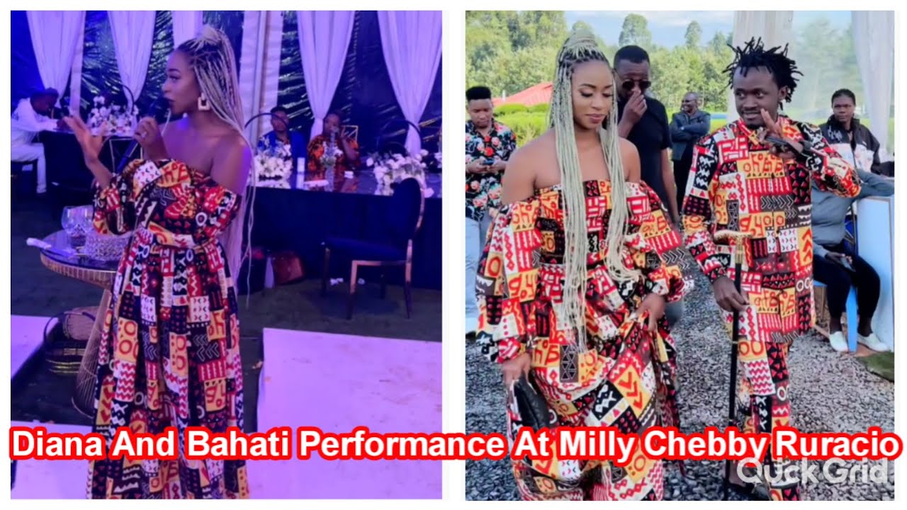 Diana Bahati And Bahati Speech And Performance At Milly Chebby Ruracio# ...