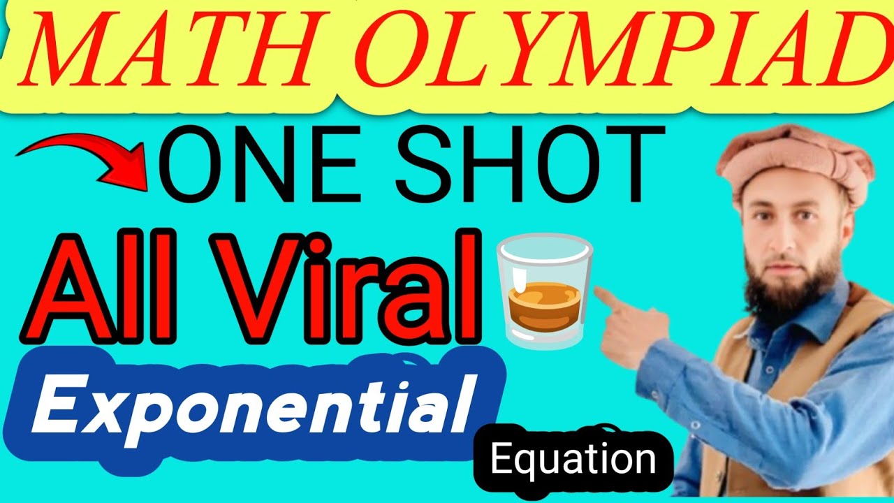 One Shot All viral Exponential Equation || math Olympiad || Hardest ...