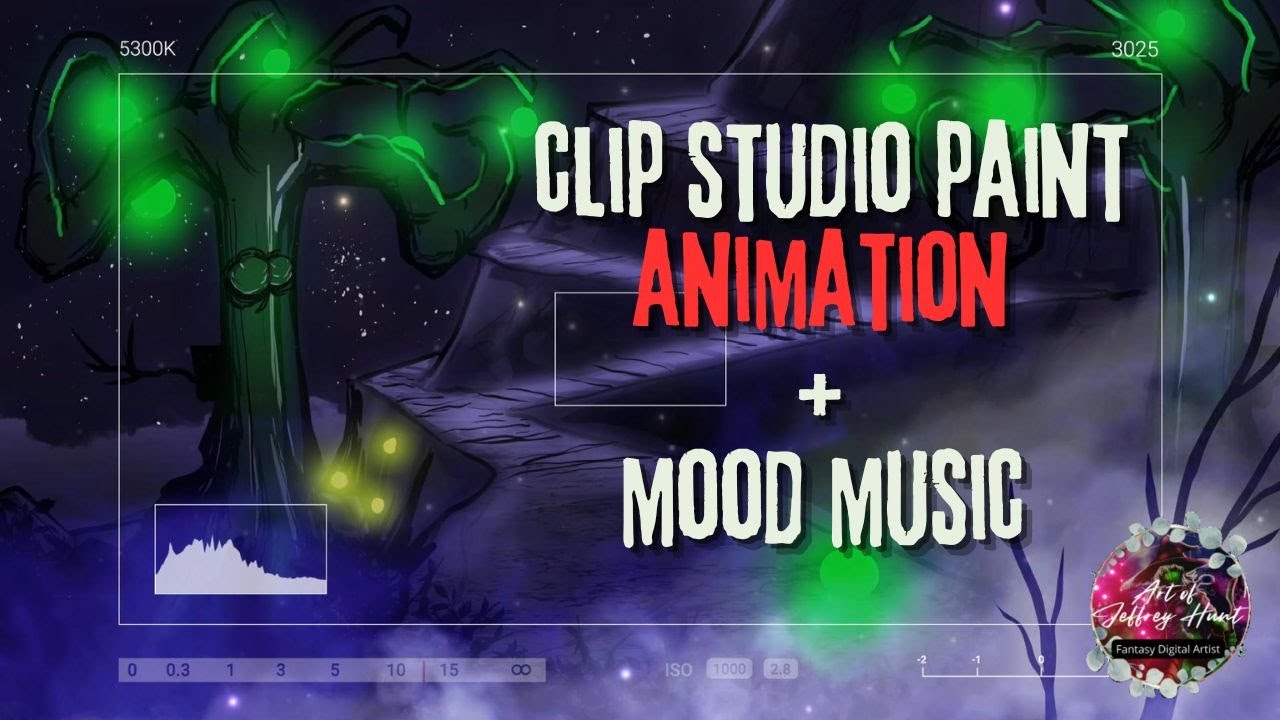 Relaxing Mood Music and Animation #clipstudio #music - YouTube