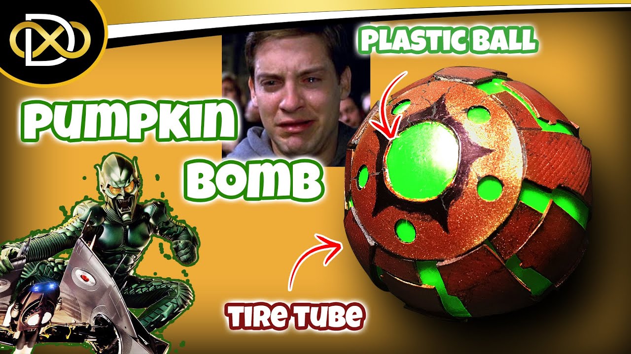 How To Make A Green Goblin Pumpkin Bomb