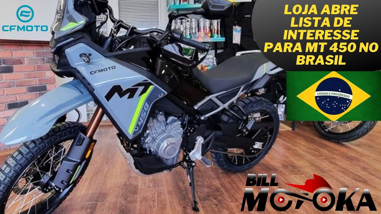 Loja CFMOTO abre lista de interesse para MT 450 no BRASIL, o que eu ...