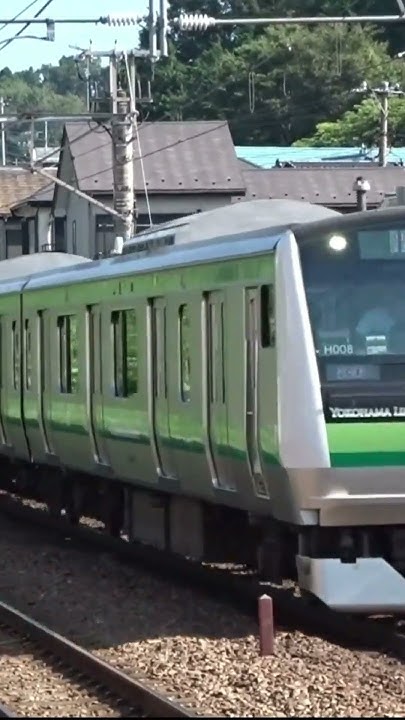 JR東日本🟩横浜線E233系H008編成🚃相原にて（20240811） - YouTube